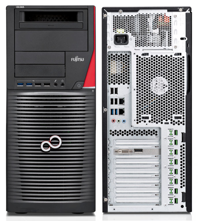 Fujitsu unveils Haswell Xeon E5 v3 Celsius M740 and R940 workstations ...