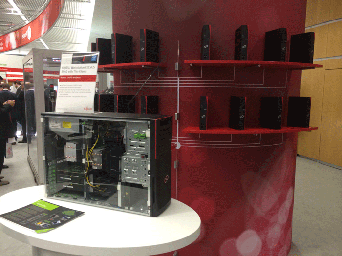 Fujitsu Forum 2014: supporting 16 CAD users with a single workstation ...