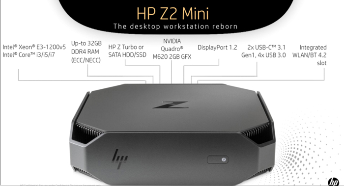 First look: HP Z2 Mini - the workstation you can hold in one hand - AEC ...