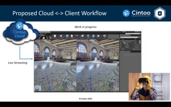 Cintoo streams laser scan mesh data into Unreal Engine - AEC Magazine