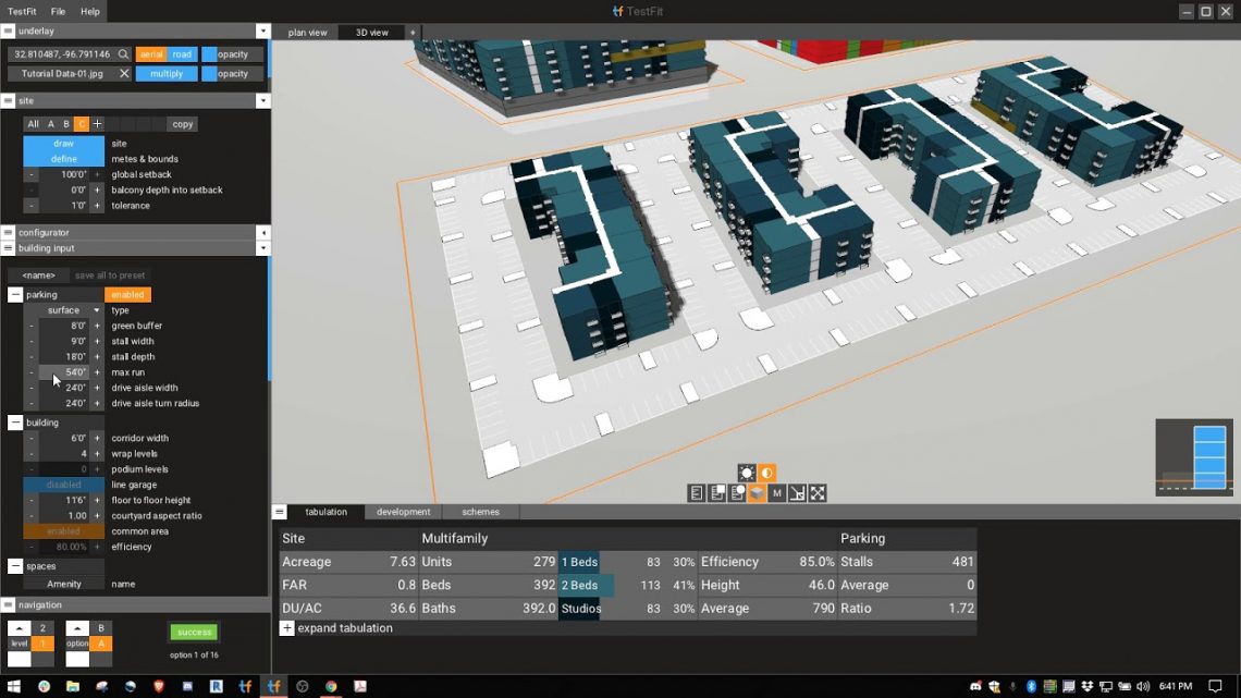 Testfit.io: optimised building modelling - AEC Magazine