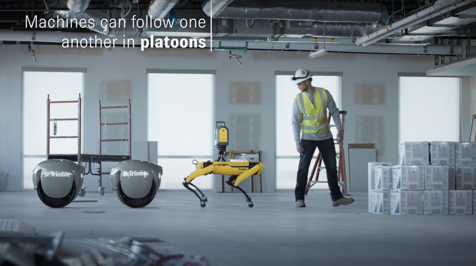 Piaggio and Trimble collaborate on robot-swarms - AEC Magazine