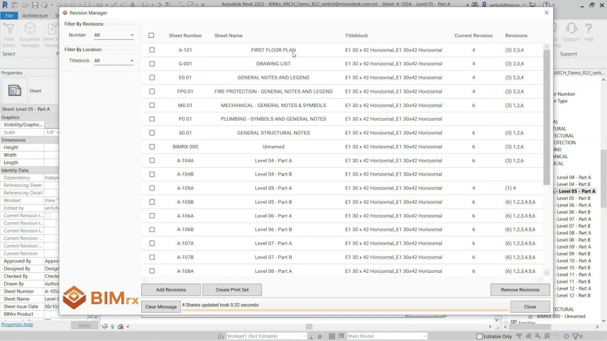 Microdesk updates BIMrx for Revit - AEC Magazine