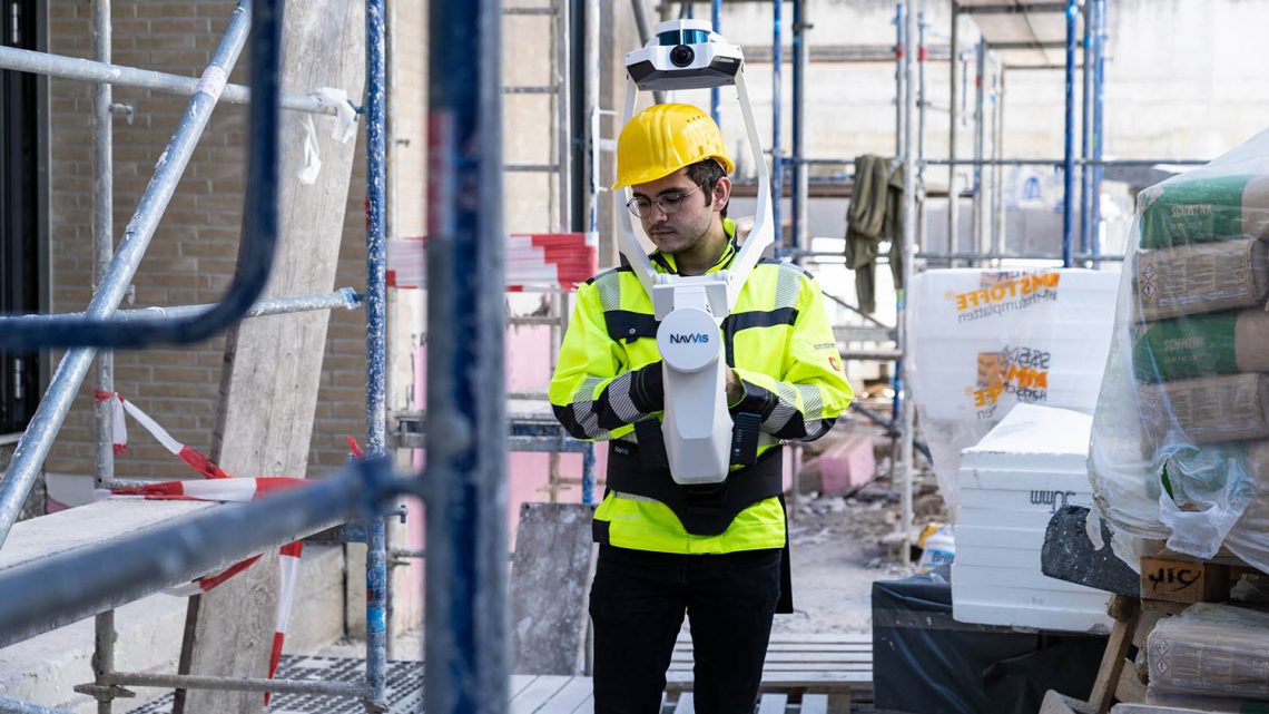 Using NavVis VLX on a construction site for as-built documentation - AEC Magazine