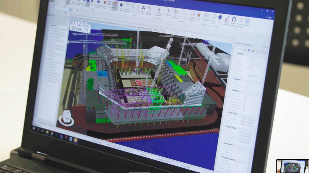 4D construction simulation driving Everton stadium build - AEC Magazine