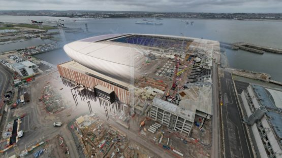 4D construction simulation driving Everton stadium build - AEC Magazine