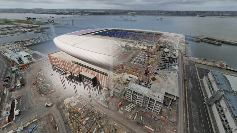 4D construction simulation driving Everton stadium build - AEC Magazine