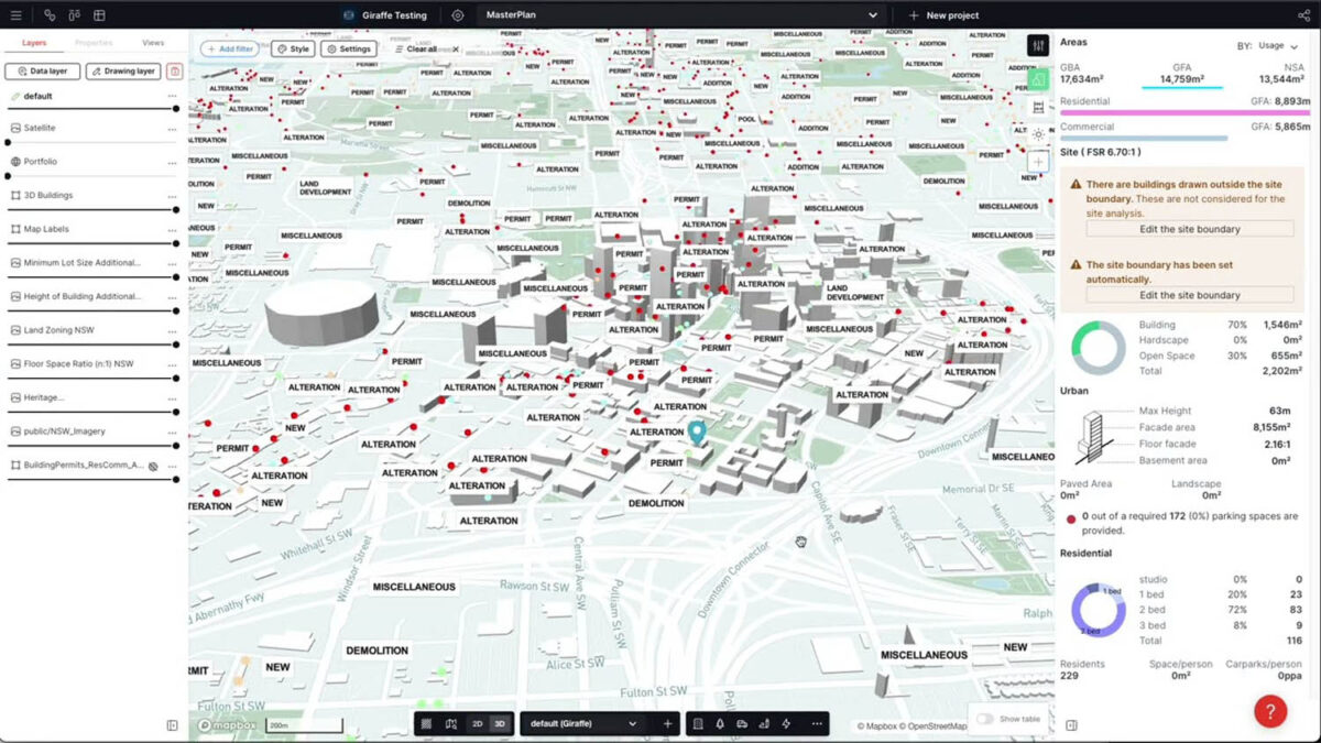 Giraffe for urban planning - AEC Magazine