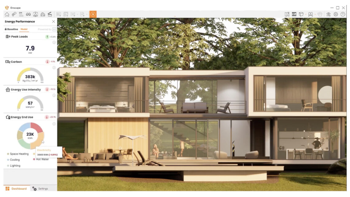 Enscape to visualise energy efficiency of building designs - AEC Magazine
