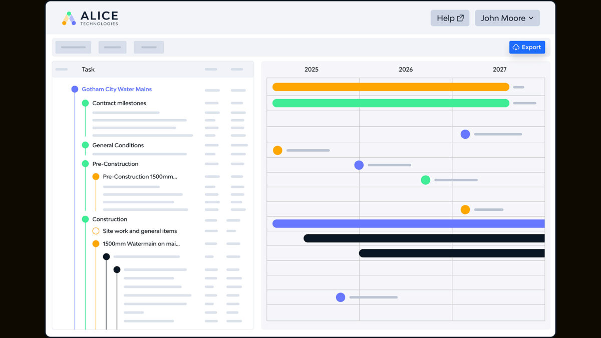 Alice uses AI to optimise P6 schedules - AEC Magazine
