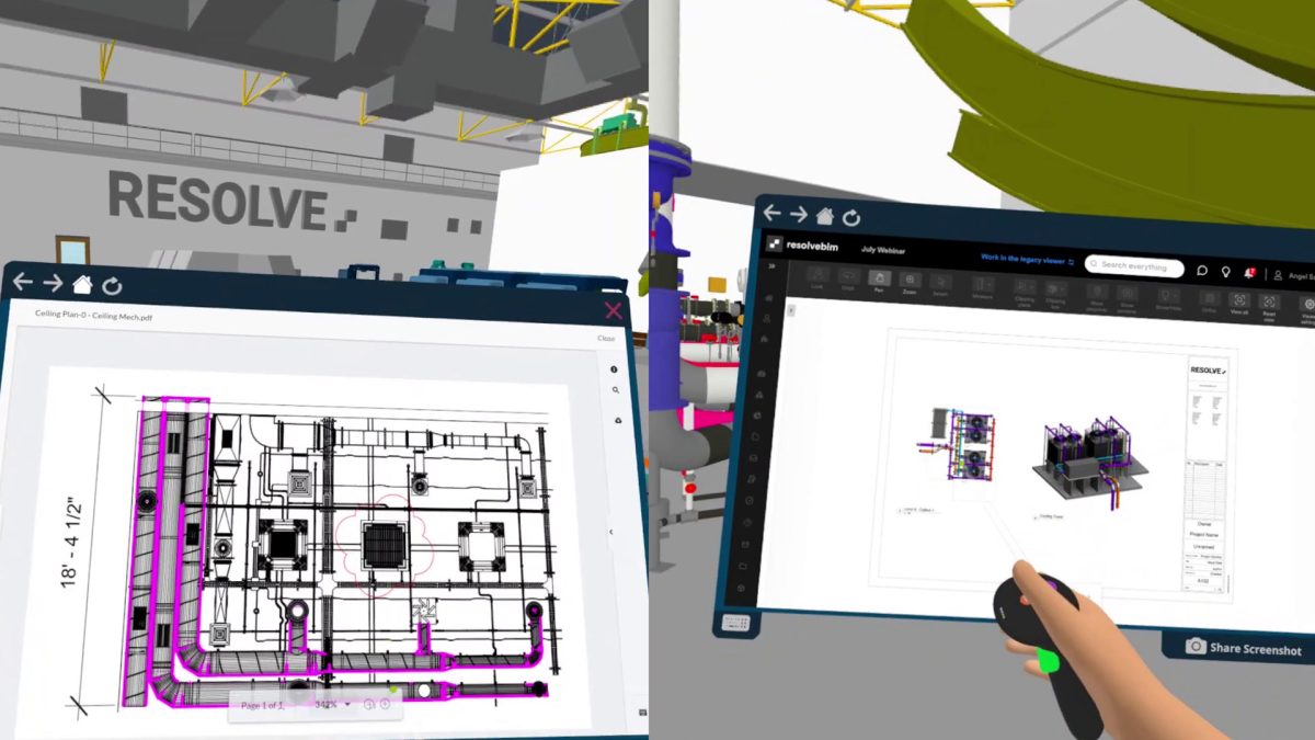 Resolve brings 2D construction data into VR - AEC Magazine