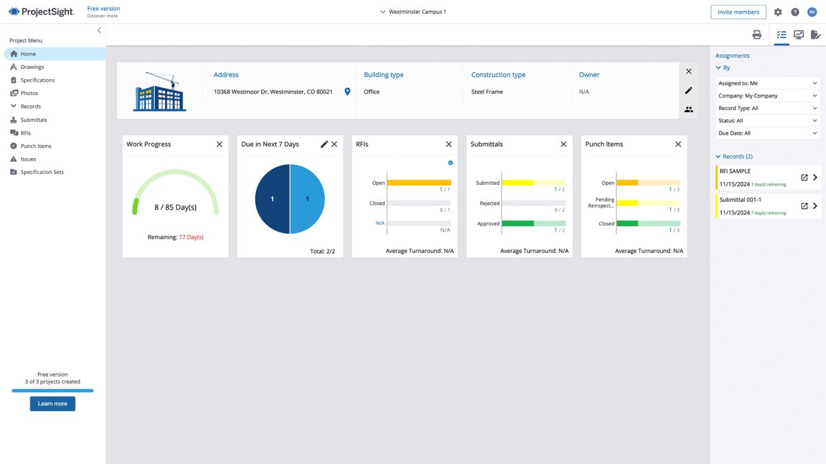Trimble Launches Free Version Of Projectsight Aec Magazine